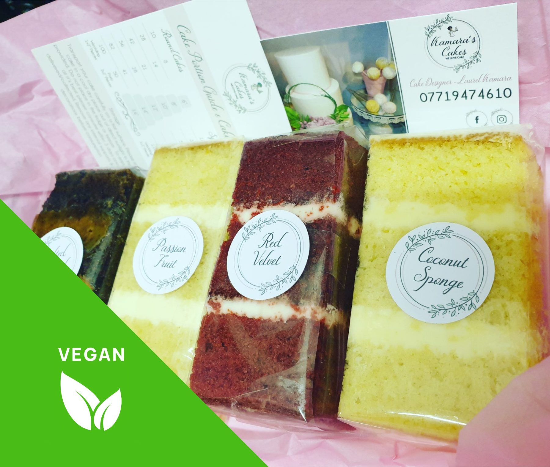 Vegan Bride's Taster Box - Kamara Cakes